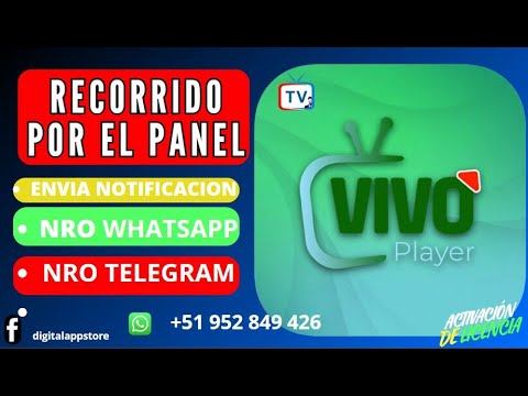 PANEL PREMIUM VIVO PLAYER - ACTIVACIÓN DE LICENCIAS- BREVE RECORRIDO ...