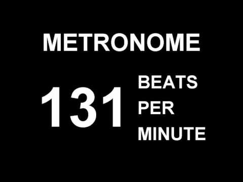 METRONOME 131 BPM (BEATS PER MINUTE) - YouTube