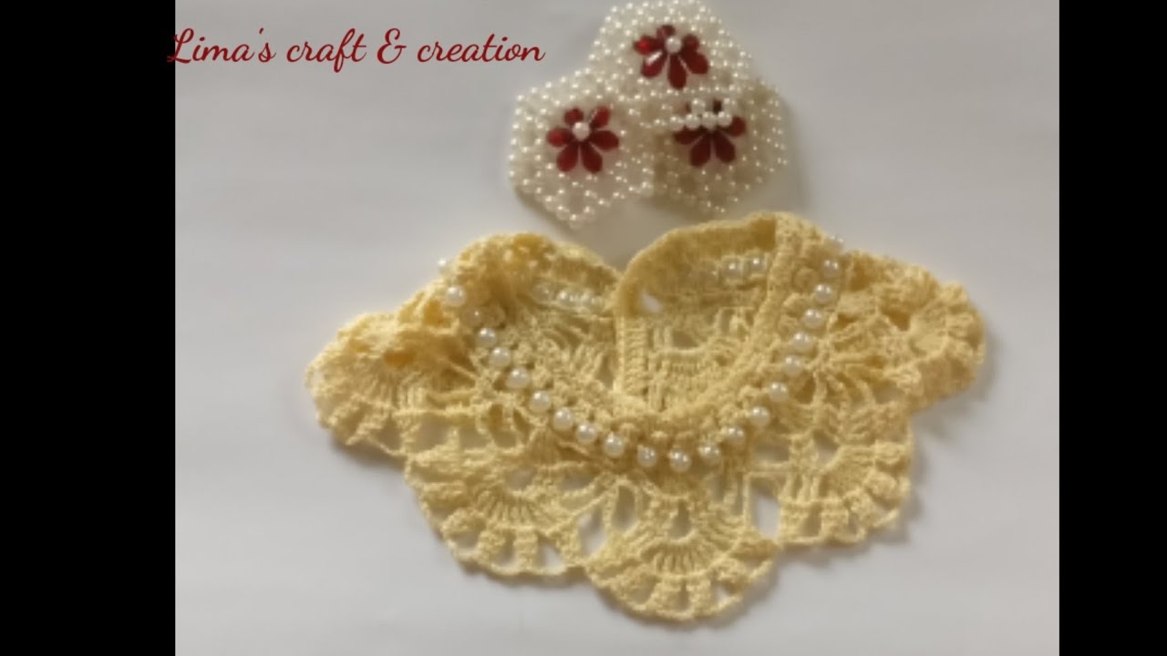 Crochet Neck Toturial Easy Crochet Neck Youtube
