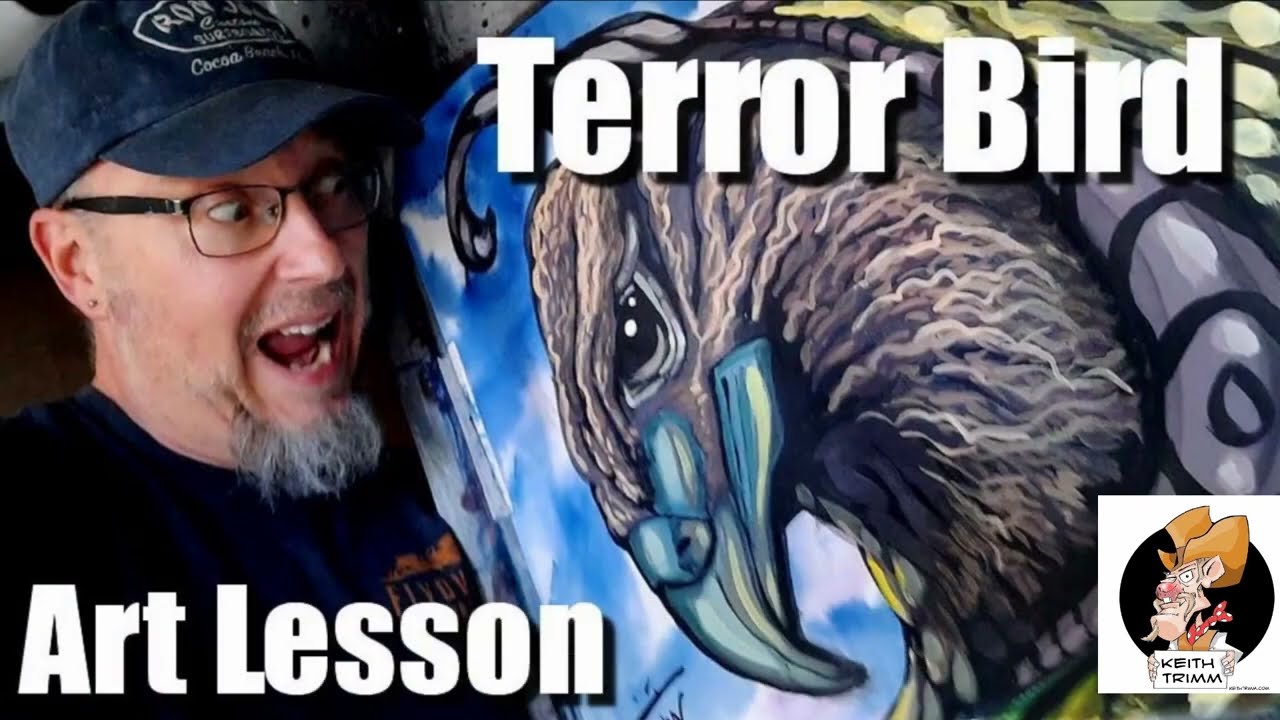 Sci Fi Fantasy Falcon Acrylic Painting Tutorial - YouTube