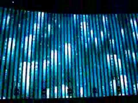 Large-scale LED display in Sky Church - YouTube