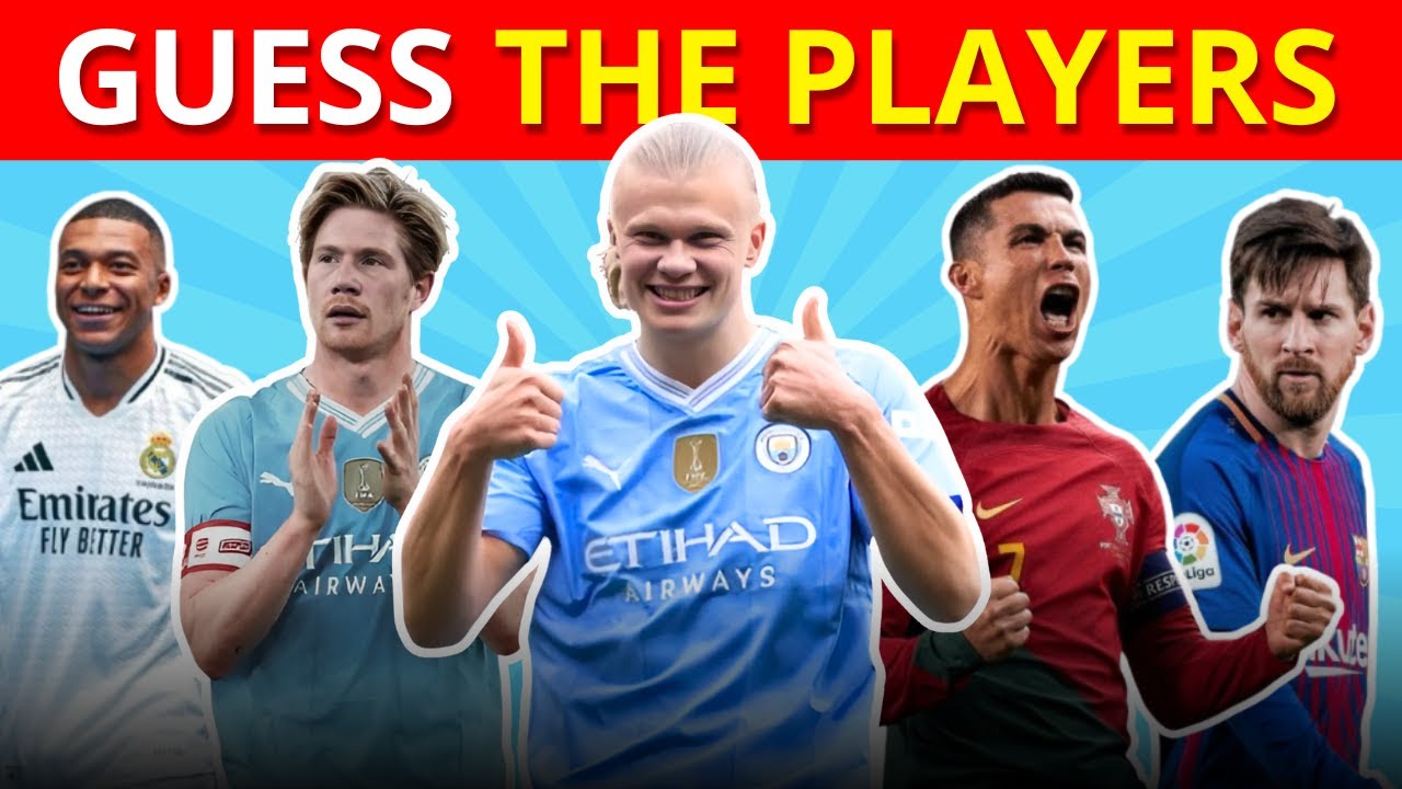 Guess the Footballers in 5 Seconds | Guess Football Players Quiz ⚽🏃‍♂️ ...