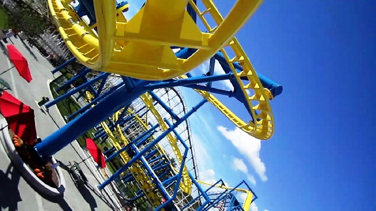 Freedom Flyer front seat on-ride HD POV Fun Spot America - YouTube