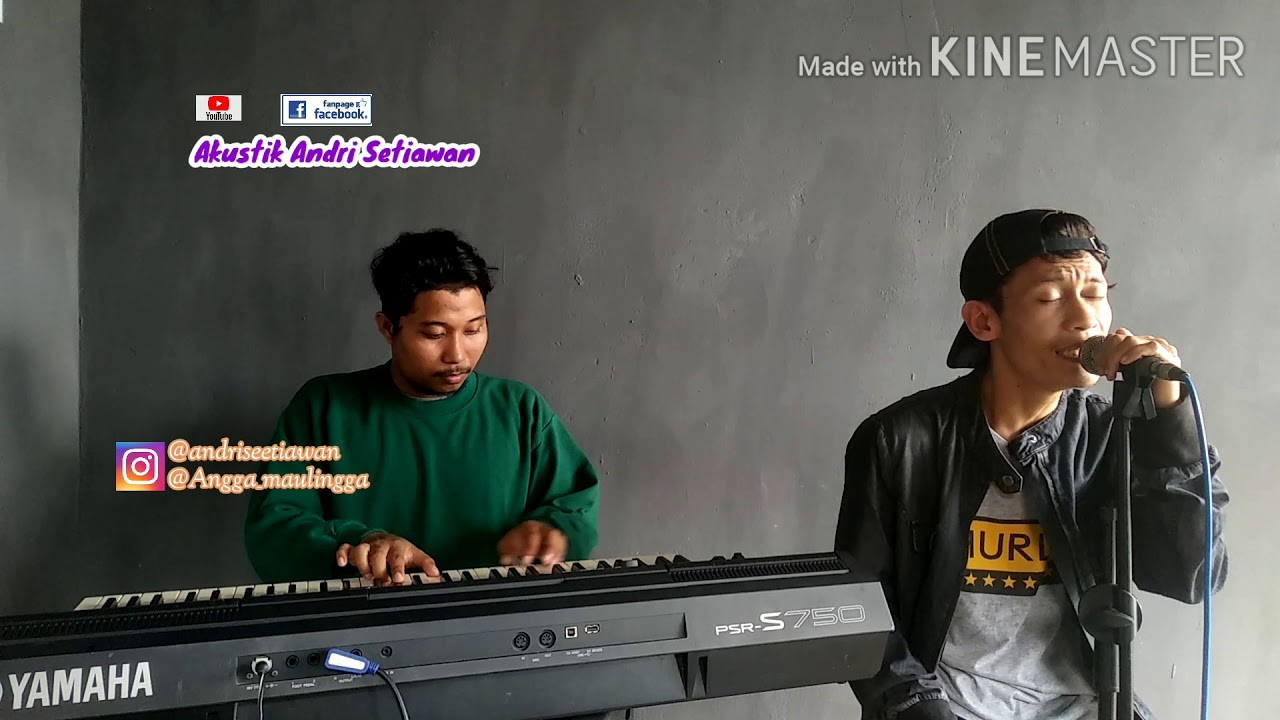 Menepi versi Keyboard ~Ngatmombilung ( by Andri Setiawan ft. Angga Maulingga)|Akustik Andri ...