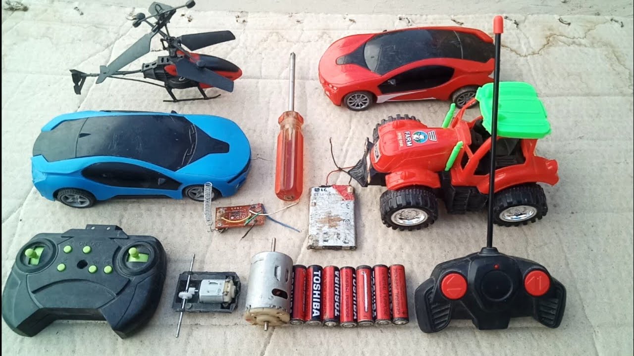How to make a remote control car with dc motor | rc car making at home ...