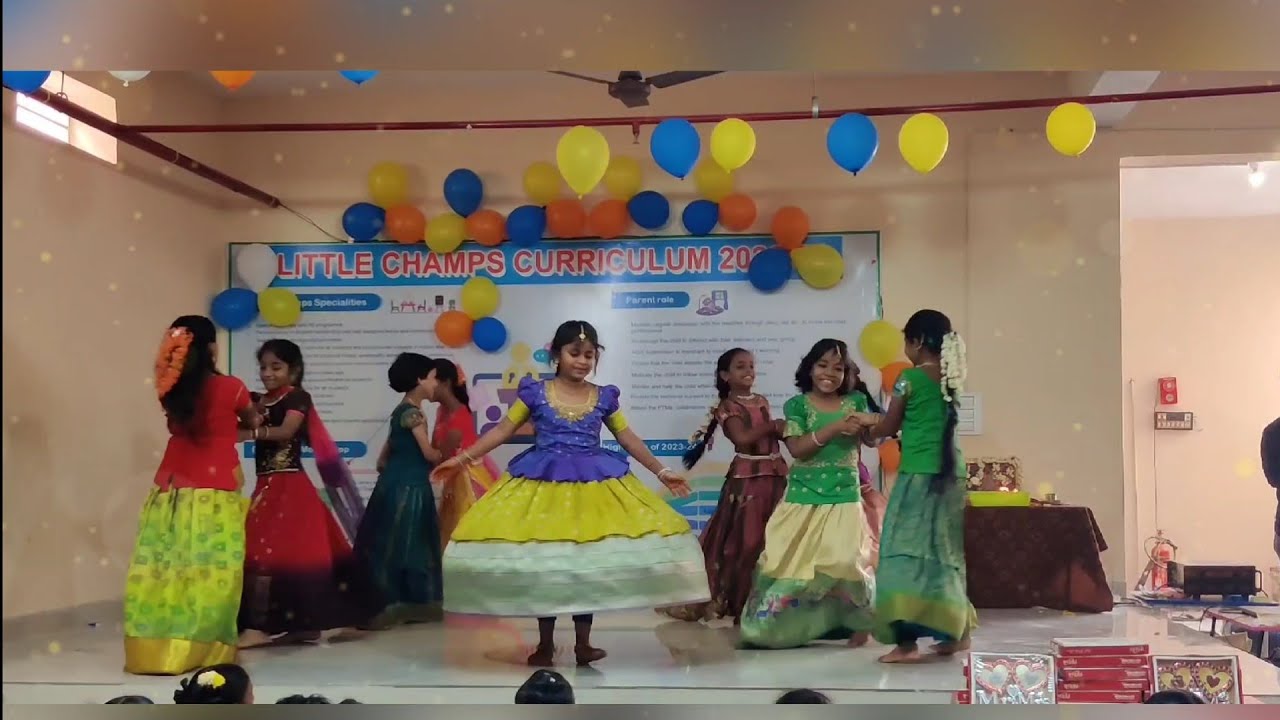 #ooru palleturu song dance performance by my students - YouTube
