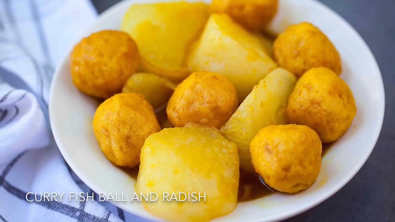 Curry Fish Balls with Radish – A Flavorful Street Food Delight! 🐟 - YouTube