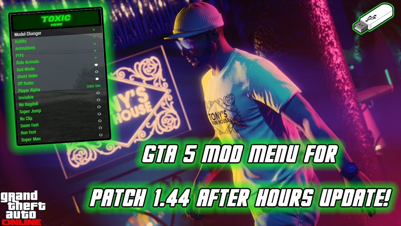 GTA 5 Online/Patch 1.44: How To Install USB Mod Menus! (XB1,PS4, PS3 ...