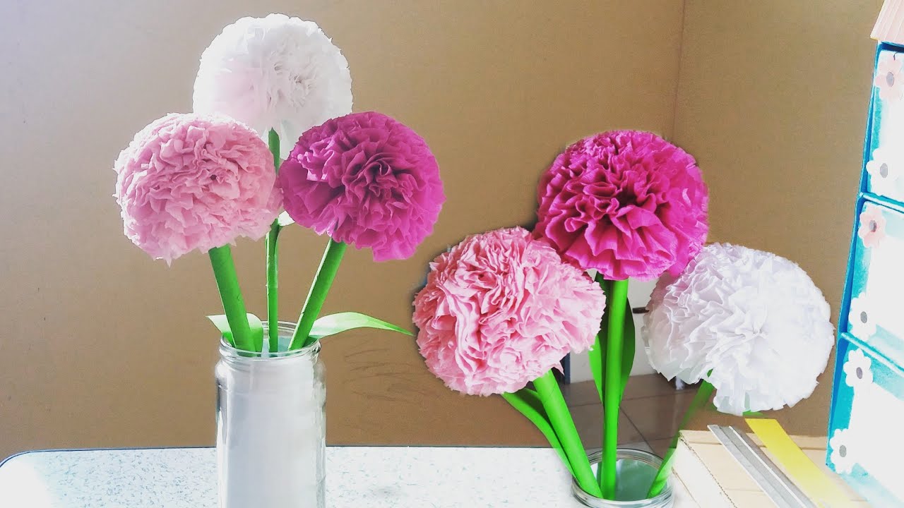 Round Paper Flower|How to Make Round Paper Flower?|DIY CRAFTS[Angie's ...