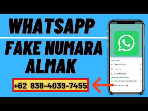 Whatsapp SINIRSIZ FAKE NUMARA ALMAK 2021 -  Whatsapp sms onay