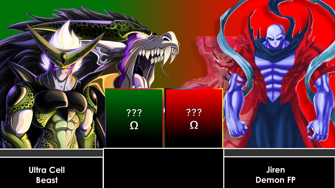 Ultra Cell Vs Demon Jiren Power LEvel - YouTube