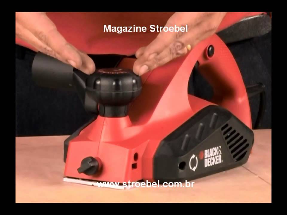 Plaina Elétrica Black&Decker 7698 - 650 Watts - YouTube