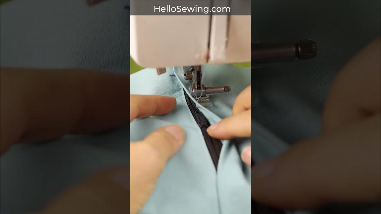 Sewing tip 74 - HIDDEN ZIPPER POCKET #sewingtips #sewing #shorts - YouTube