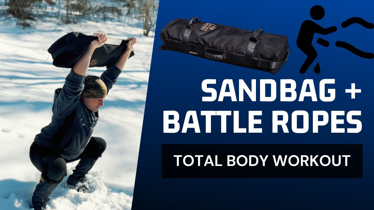 Sandbag and Battle Ropes Workout + BOOK - YouTube