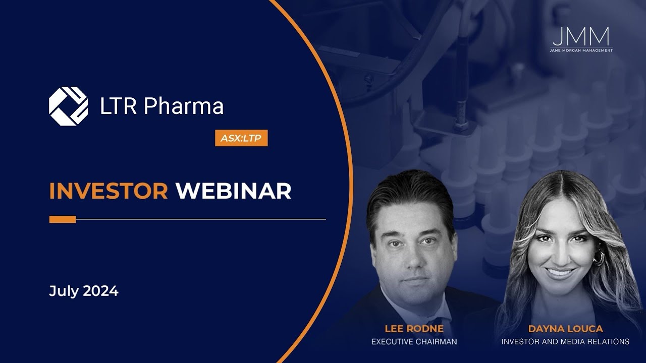 LTR Pharma (ASX:LTP) - Investor Webinar - 25 July 2024 - YouTube