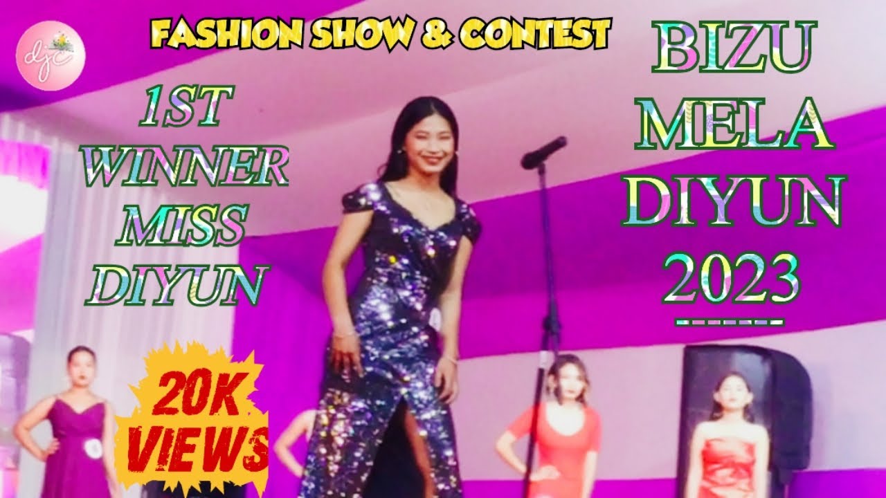 1st Winner Miss Diyun | Fashion Show and Contest | Bizu Mela Diyun 2023 ...