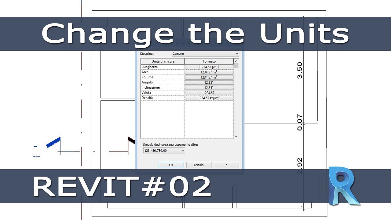 REVIT 02 Impostare Unit Di Misura How To Change The Units YouTube REVIT 02 Impostare Unit Di Misura How To Change The Units YouTube