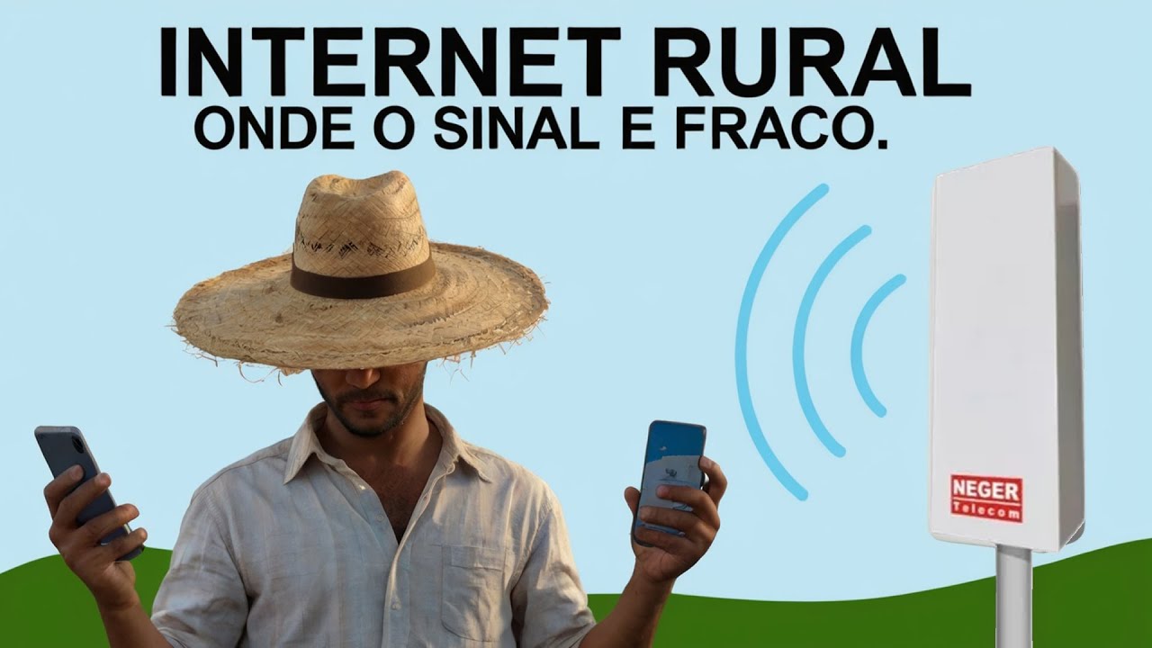 INTERNET NA ROÇA ONDE O SINAL É FRACO COM O RURALMAX - YouTube