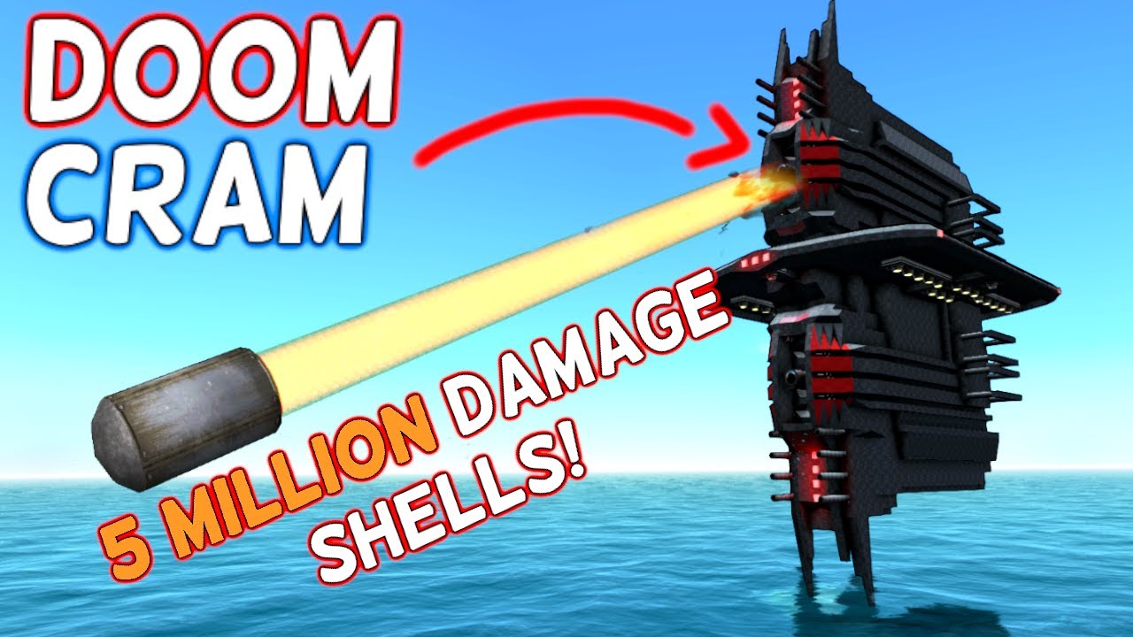 DOOM CRAM! 5 Million Damage CRAM Shells! | From The Depths Build - YouTube