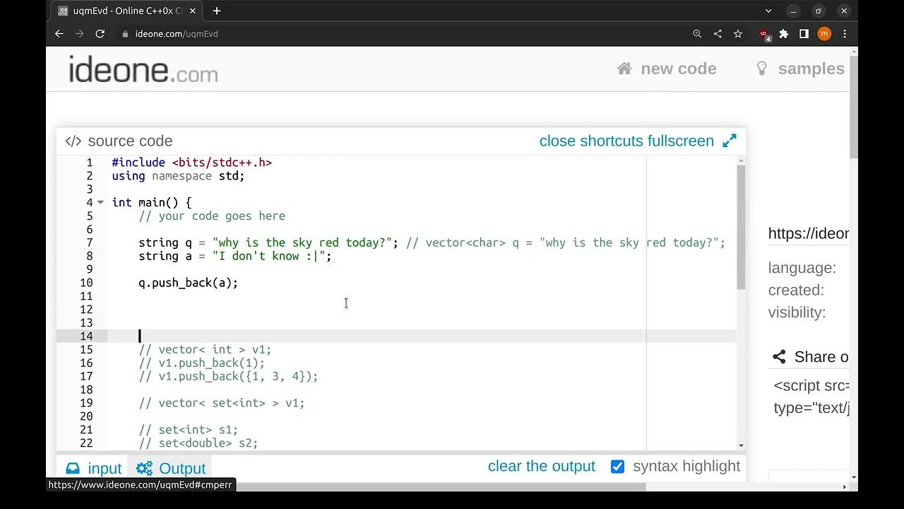 why does string1.push_back(string2) not work - YouTube