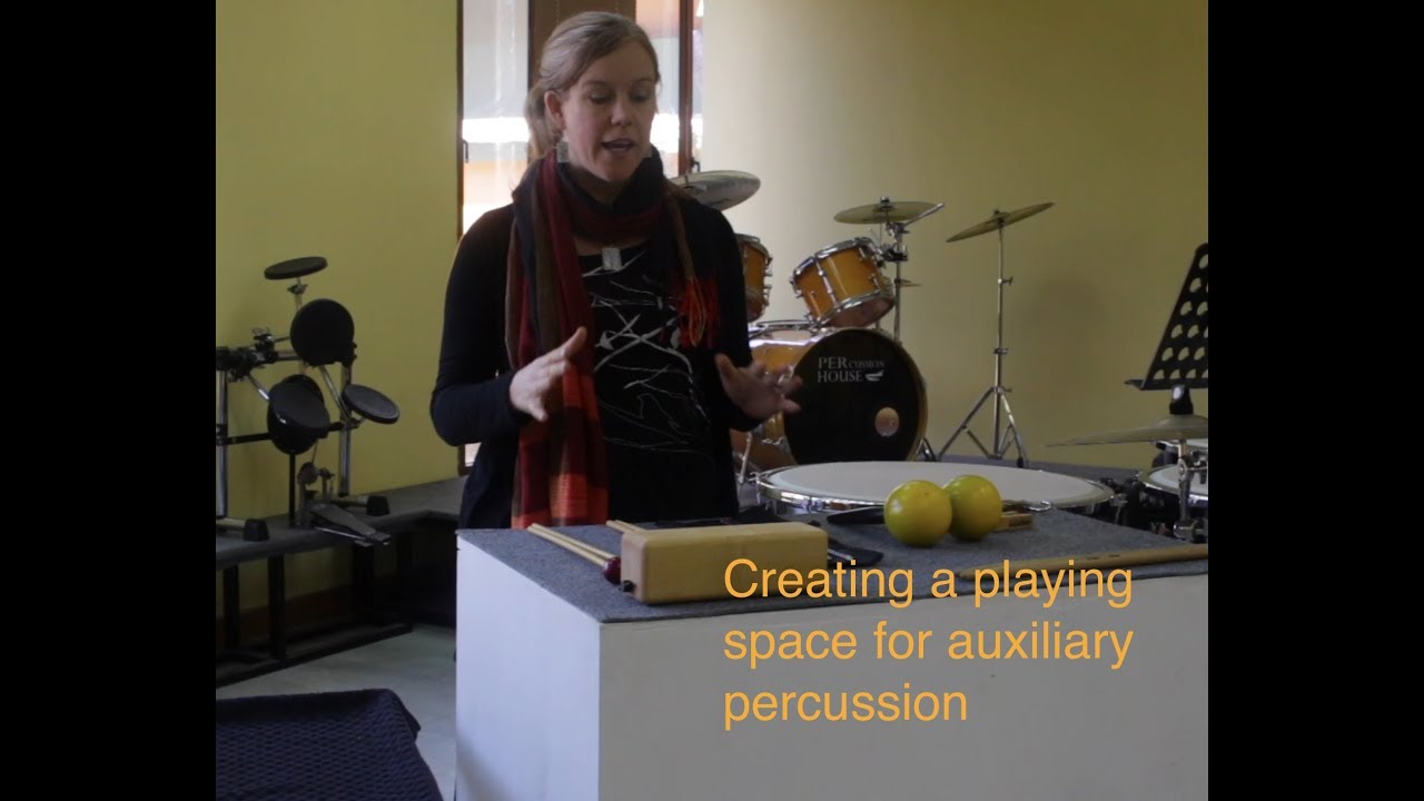 BASICS: How to set up a percussion section (auxiliary percussion) - YouTube