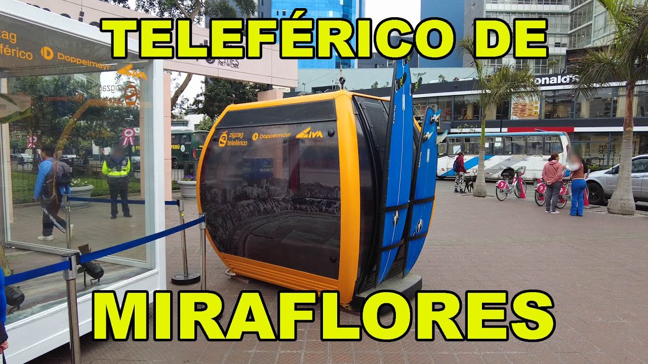 ASÍ SERÁ EL TELEFÉRICO DE MIRAFLORES - PROTOTIPO EN EL PARQUE KENNEDY ...