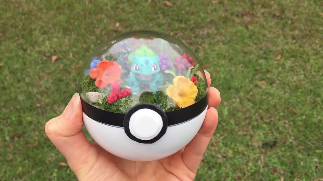Bulbasaur Pokeball Terrarium - YouTube