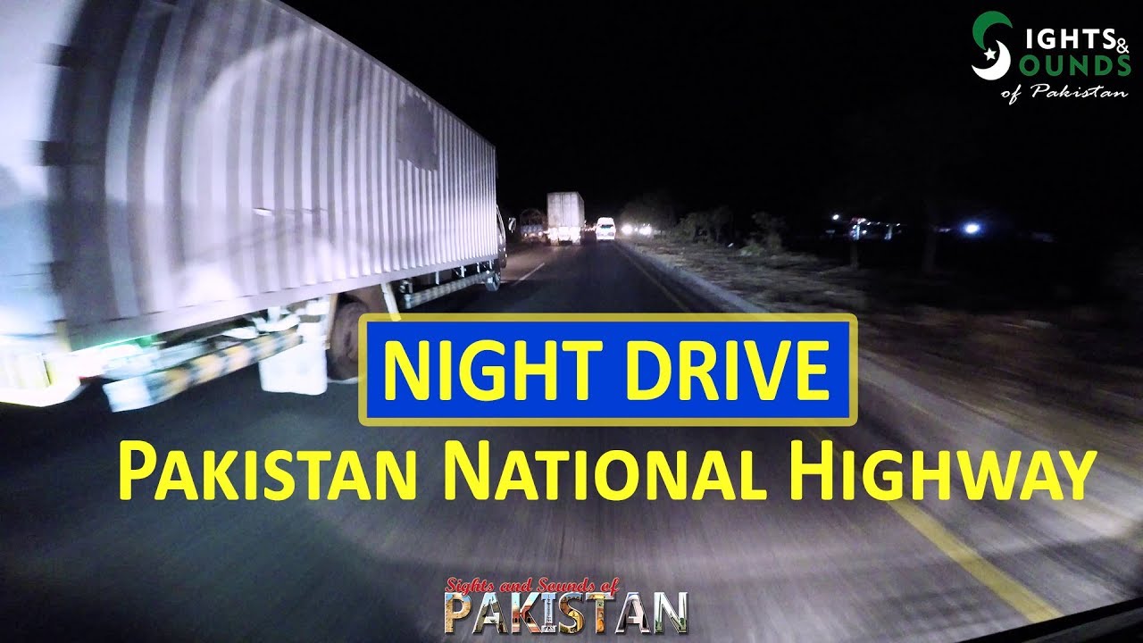 Night Drive: Pakistan National Highway N5 - GT Road | 4K Ultra HD - YouTube