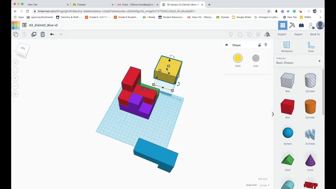 A3 3D Cube solution Video - YouTube
