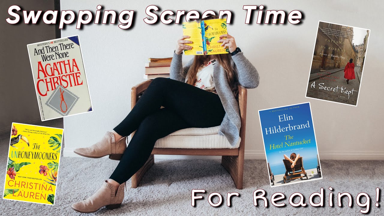 Swapping Screen Time for Books! | Reading Vlog - YouTube