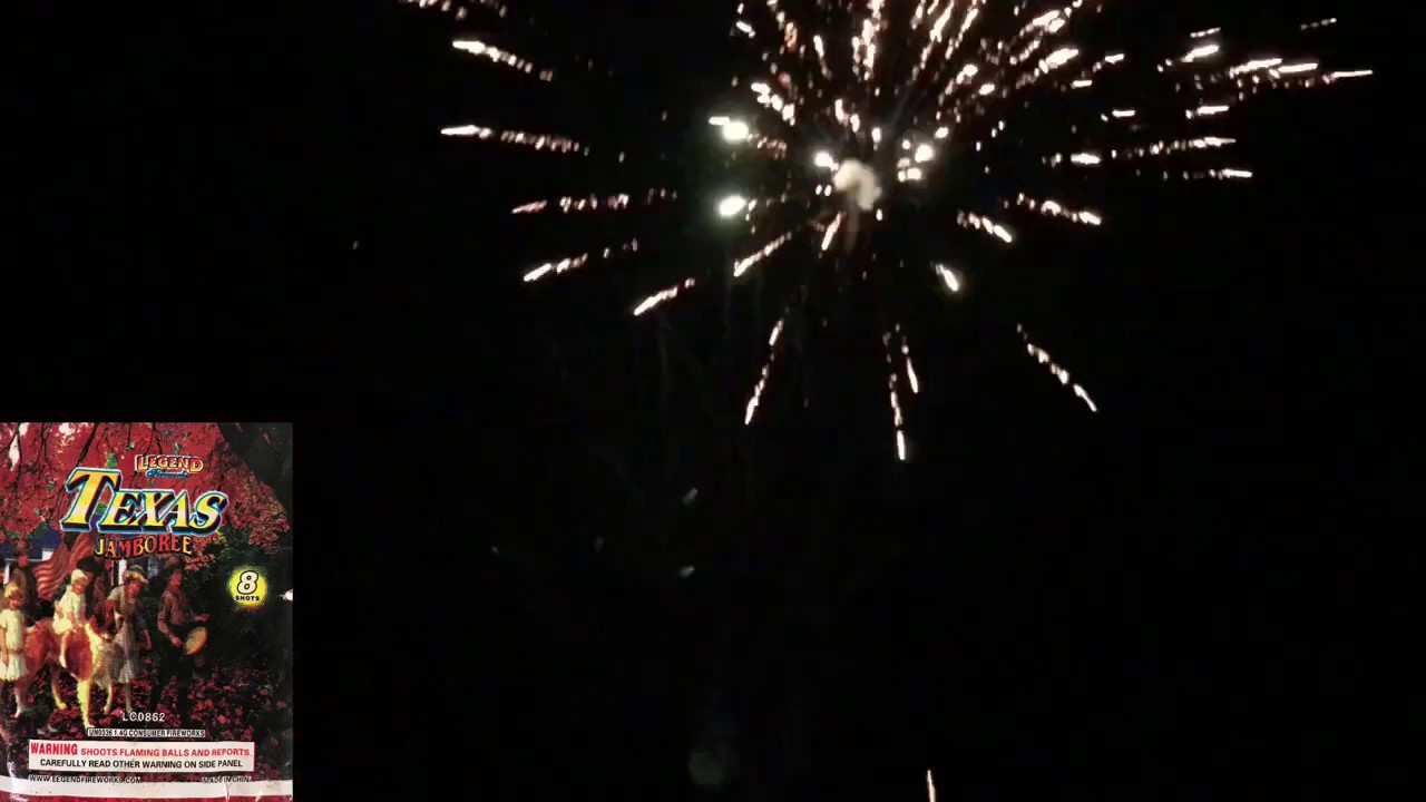 Legend Fireworks: Texas Jamboree 200g DEMO - YouTube