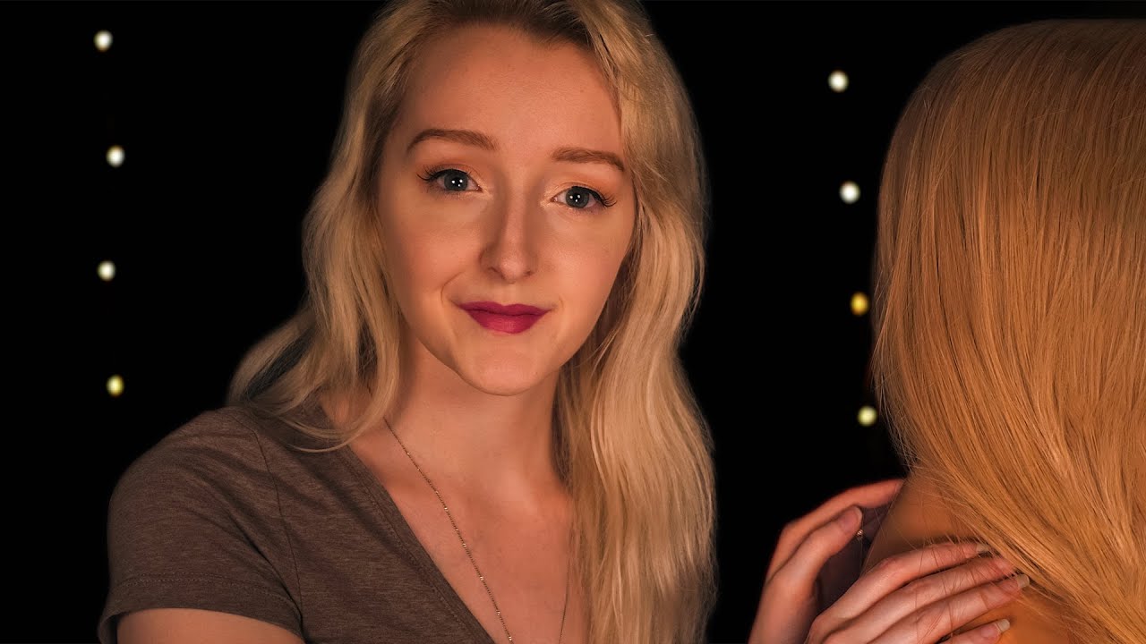 ASMR Back Massage, Scratching & Hair Play - YouTube