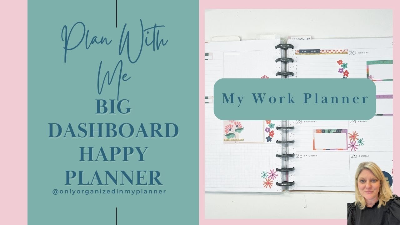 Plan with Me in My Work Planner - YouTube