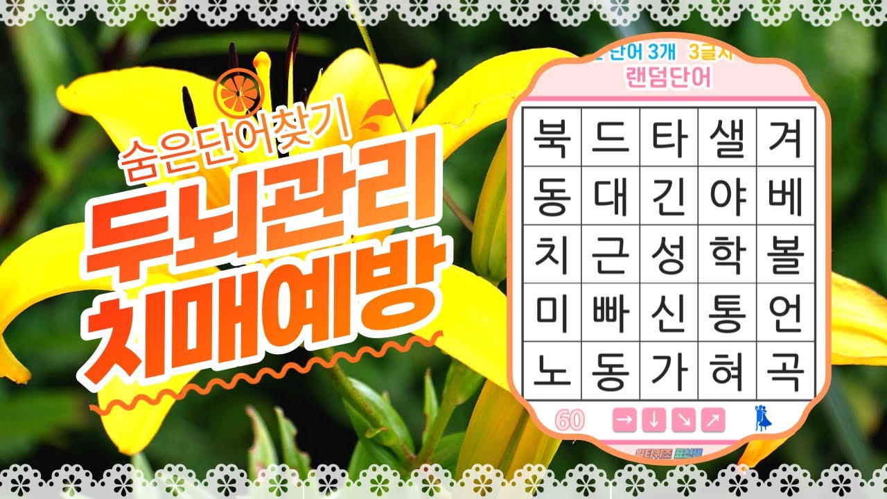 무료 치매 예방 퀴즈 재미있는 퀴즈 숨은단어찾기 치매예방 퀴즈 초성퀴즈 단어퀴즈 두뇌운동 뇌건강 치매테스트