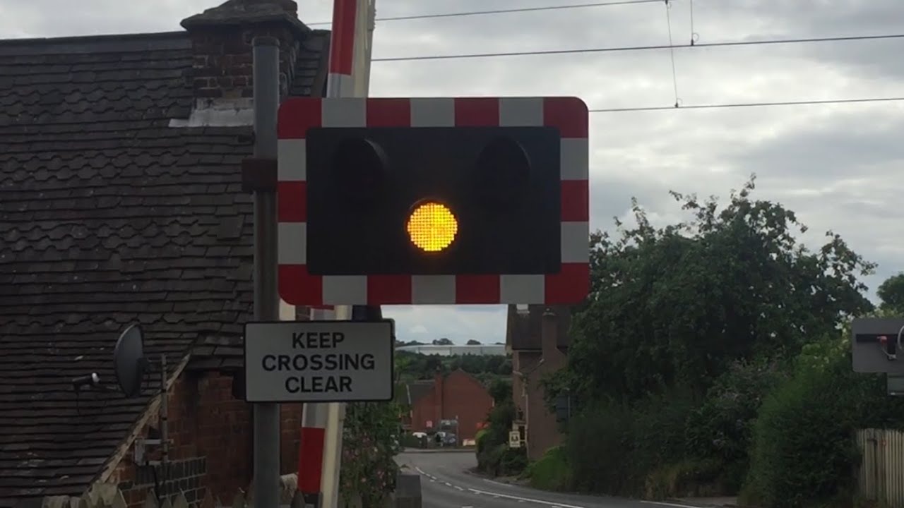 Aston-by-Stone Level Crossing, Staffordshire - YouTube