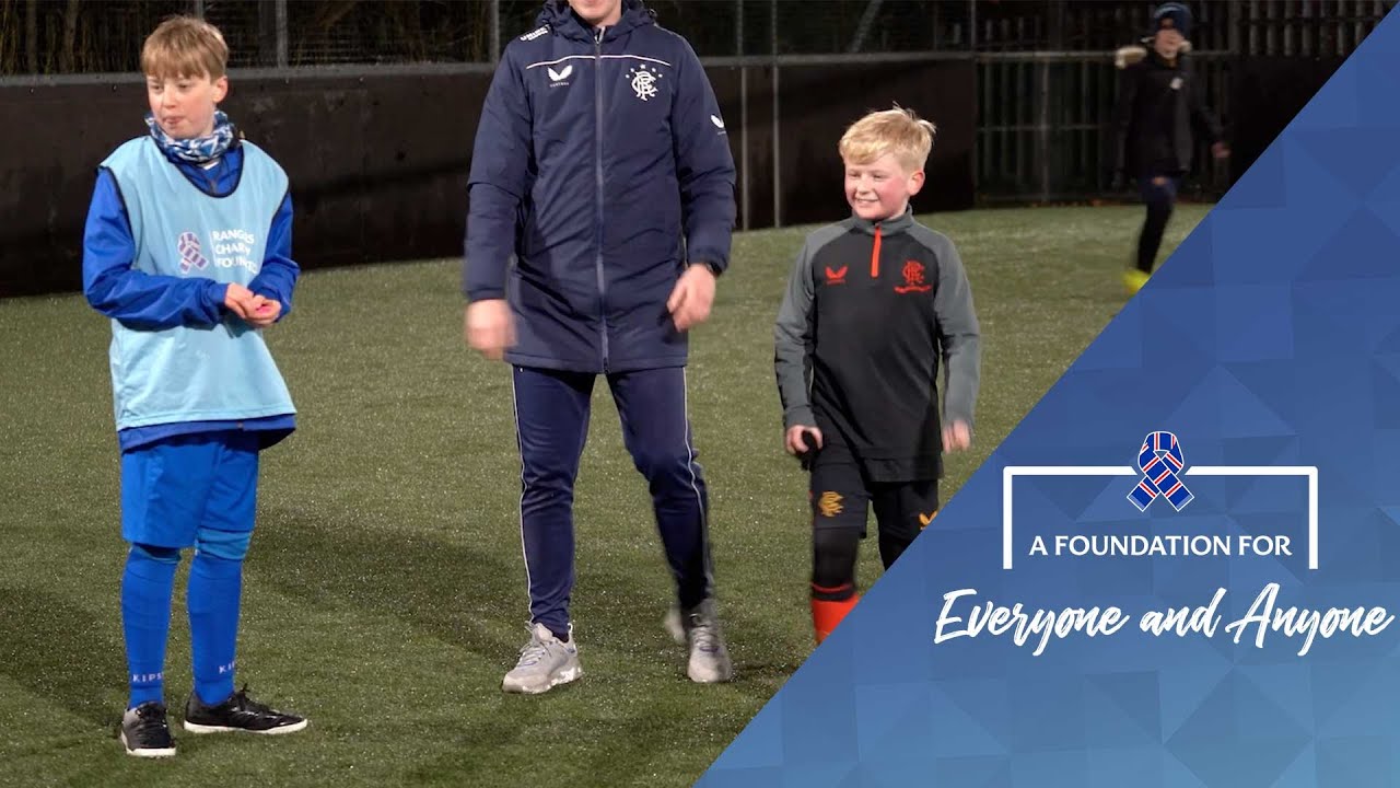 Autism Friendly Football With The Rangers Charity Foundation - YouTube