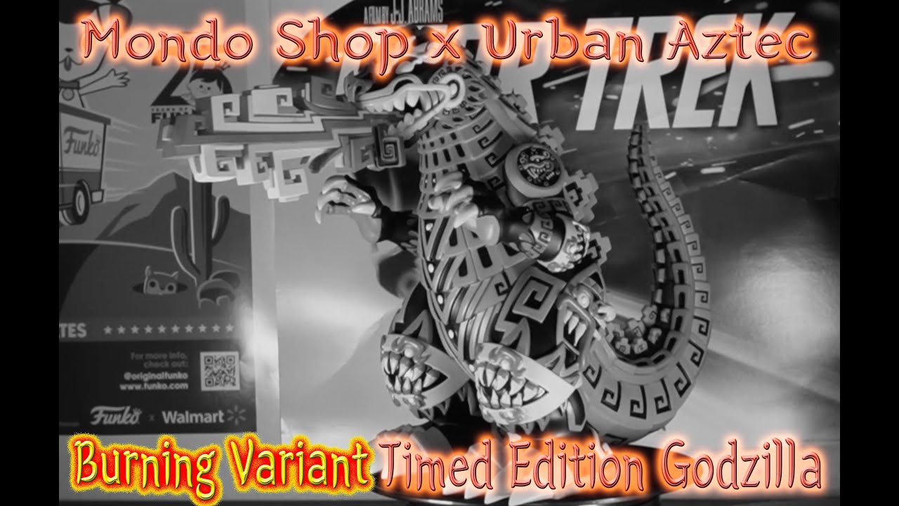 Unboxing the Mondo Shop x Urban Aztec Burning Variant Timed Edition ...