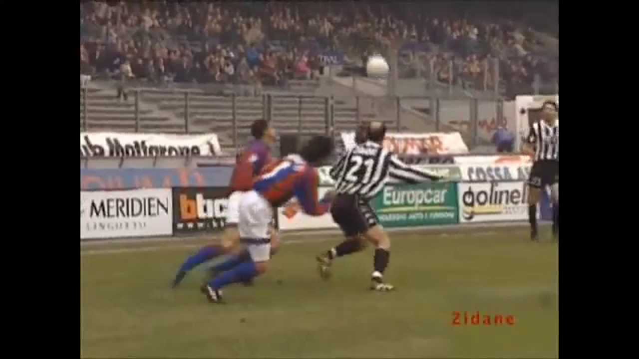 Zinedine Zidane - great ball controls in Juventus - YouTube