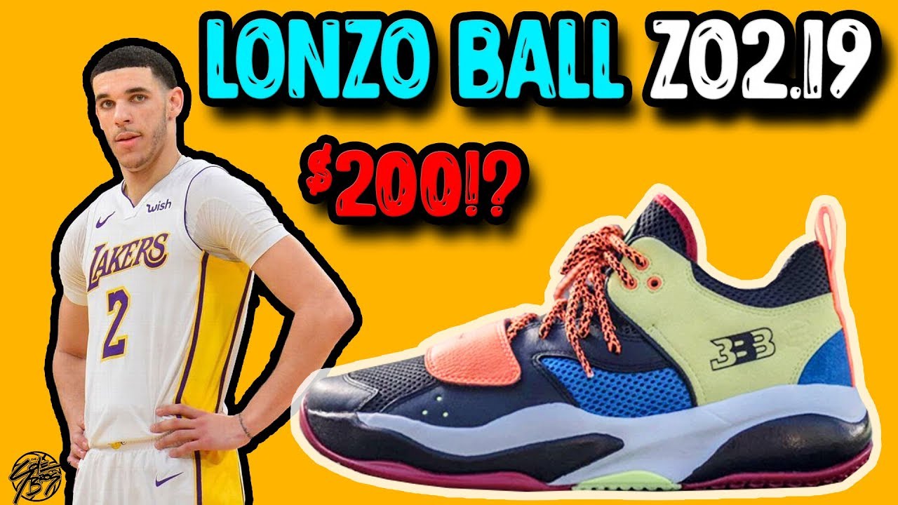 BBB Big Baller Brand Lonzo Ball ZO2.19 Initial Thoughts! - YouTube