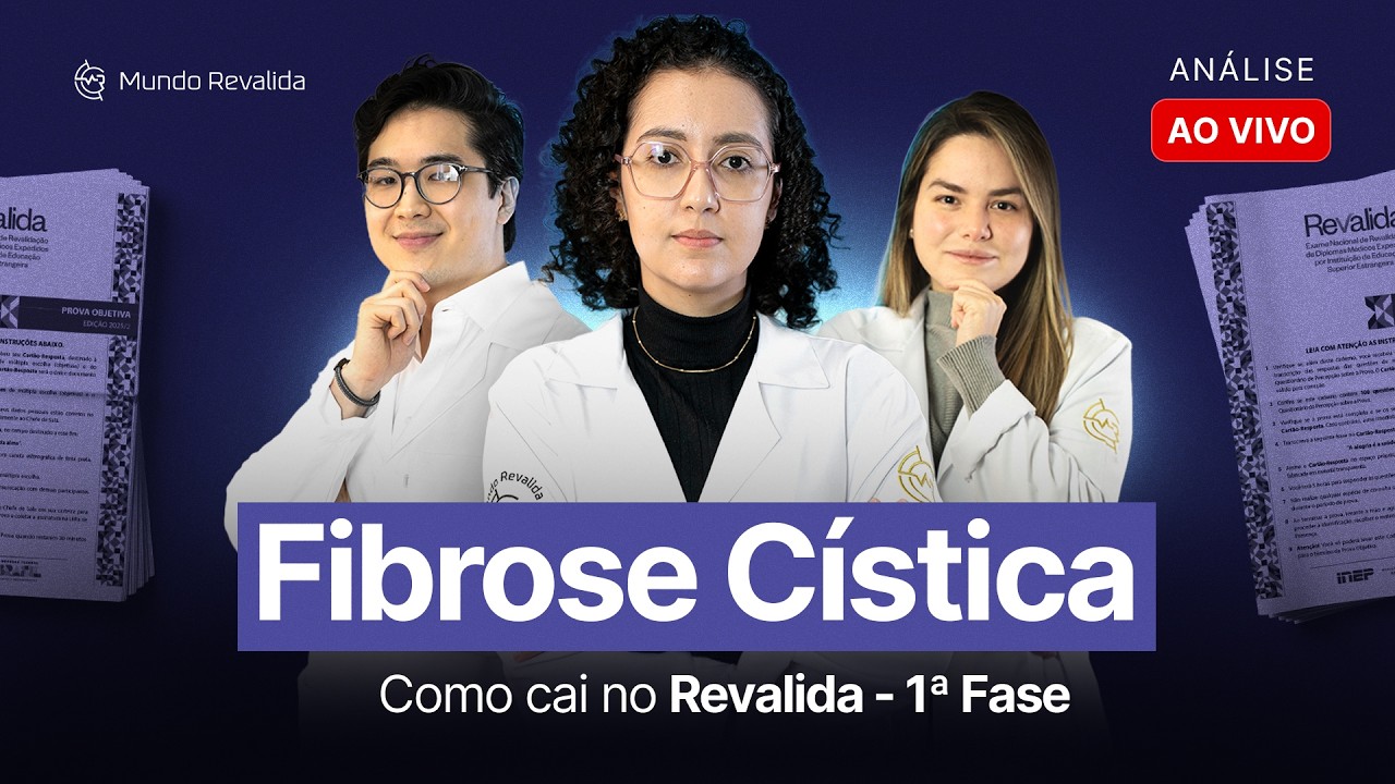 REVALIDA 2026: Aula sobre pneumonia e fibrose cística na pediatria ...