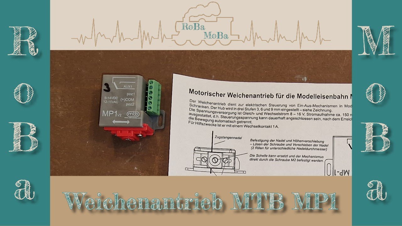 Vorstellung und Umbau Weichenantrieb MTB MP1 - YouTube