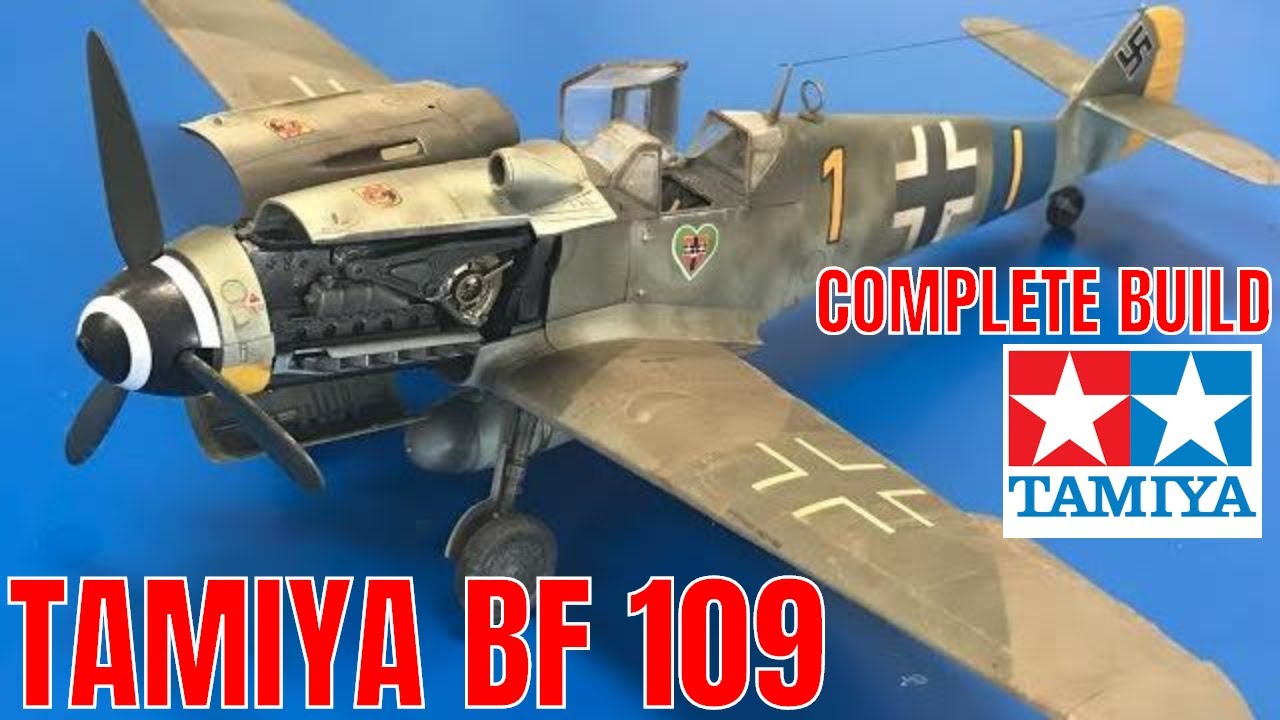 Building the new Tamiya 1/48 Messerschmitt BF109 G6 Complete step by ...