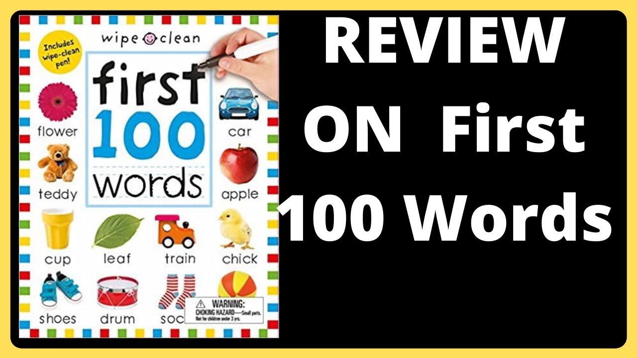 REVIEW ON Wipe Clean 100 Words WRITING BOOK | HOW TO practice hand ...