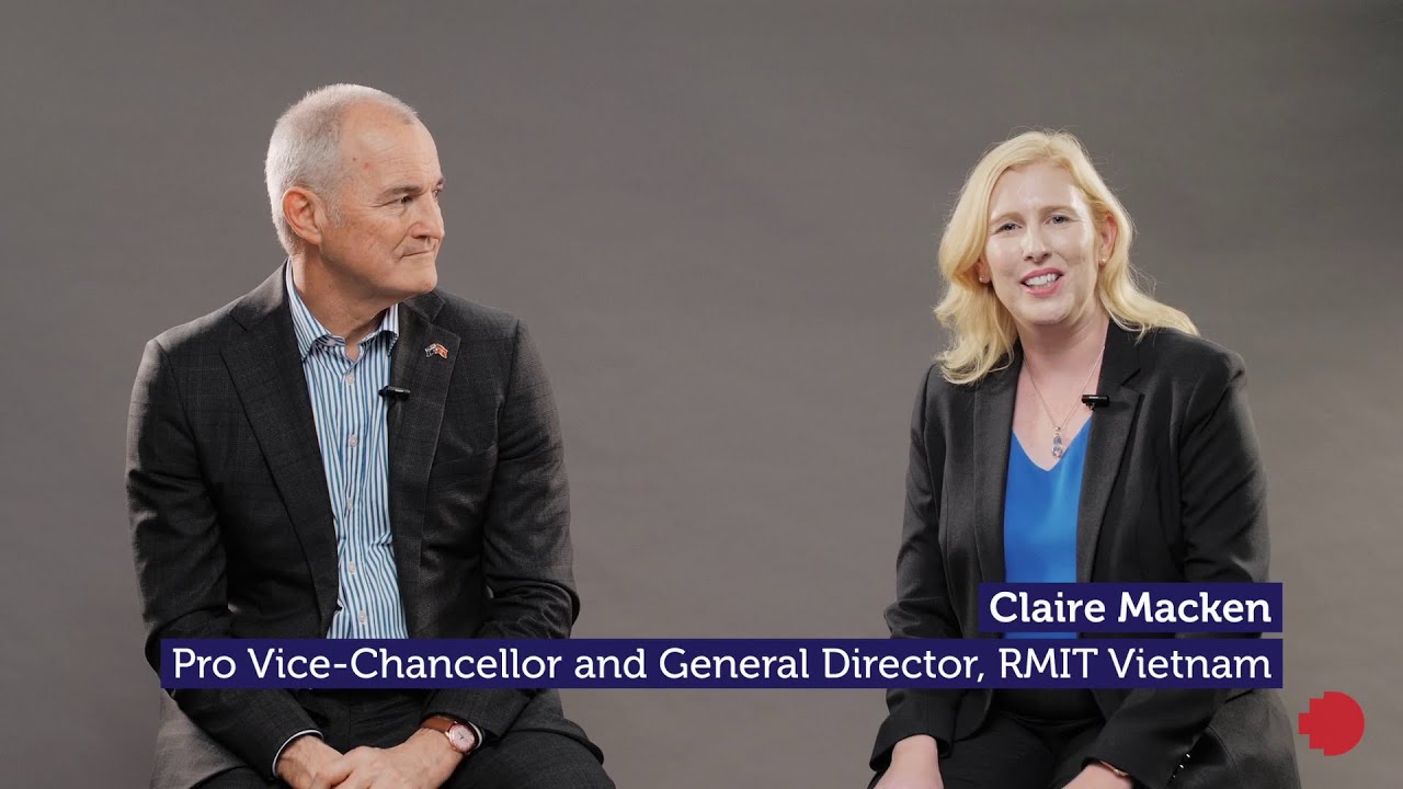 RMIT University Vietnam welcomes new leader - YouTube