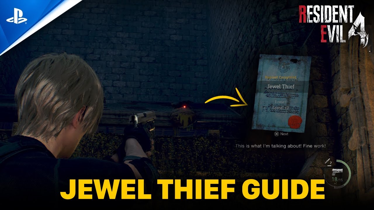 Resident Evil 4 Remake: How To Complete Jewel Thief Side Quest Guide ...