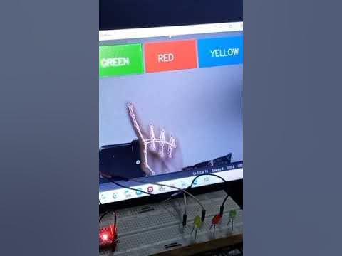 virtual button ( LED control) Arduino/Visual Studio code/python - YouTube
