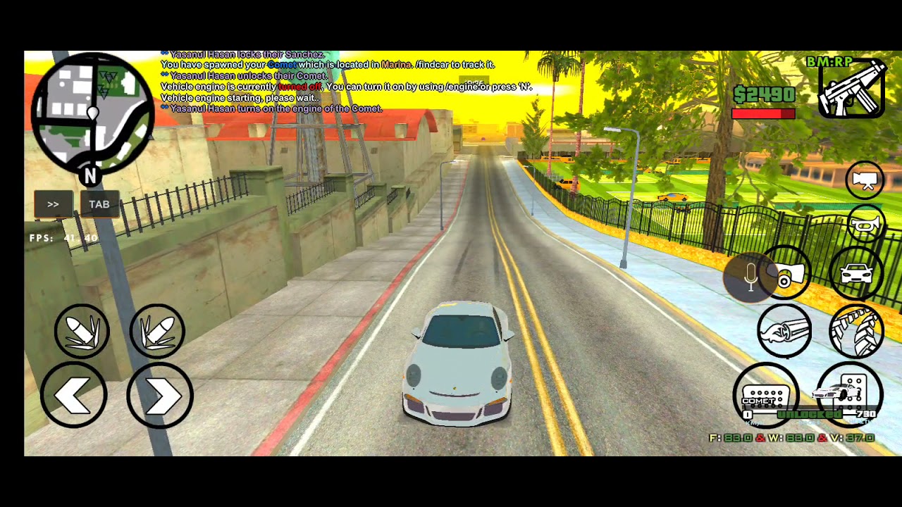 GTA SAMP. BMRP New car mod. Replacement of comet car. - YouTube