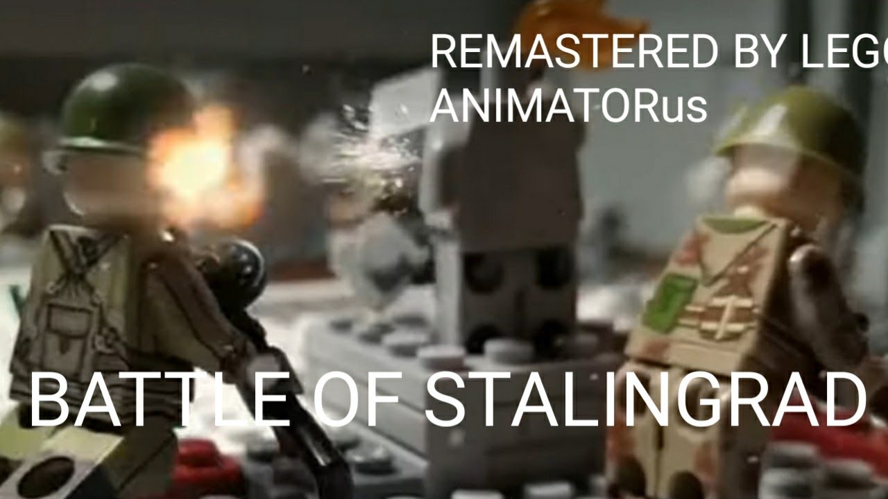 Lego WW2 Stop motion animation. Battle of Stalingrad. Full version ...