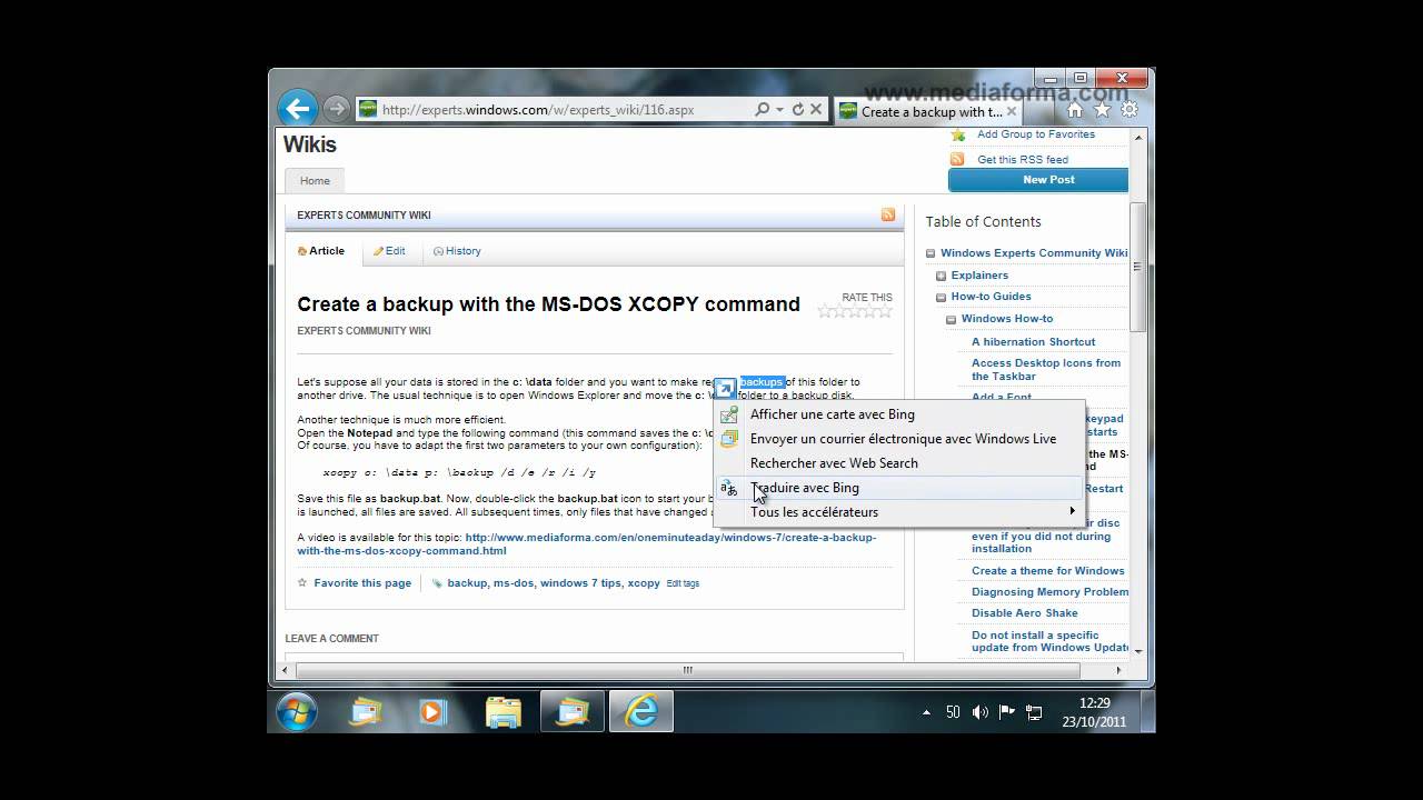 traduction rapide avec laccelerateur bing - YouTube