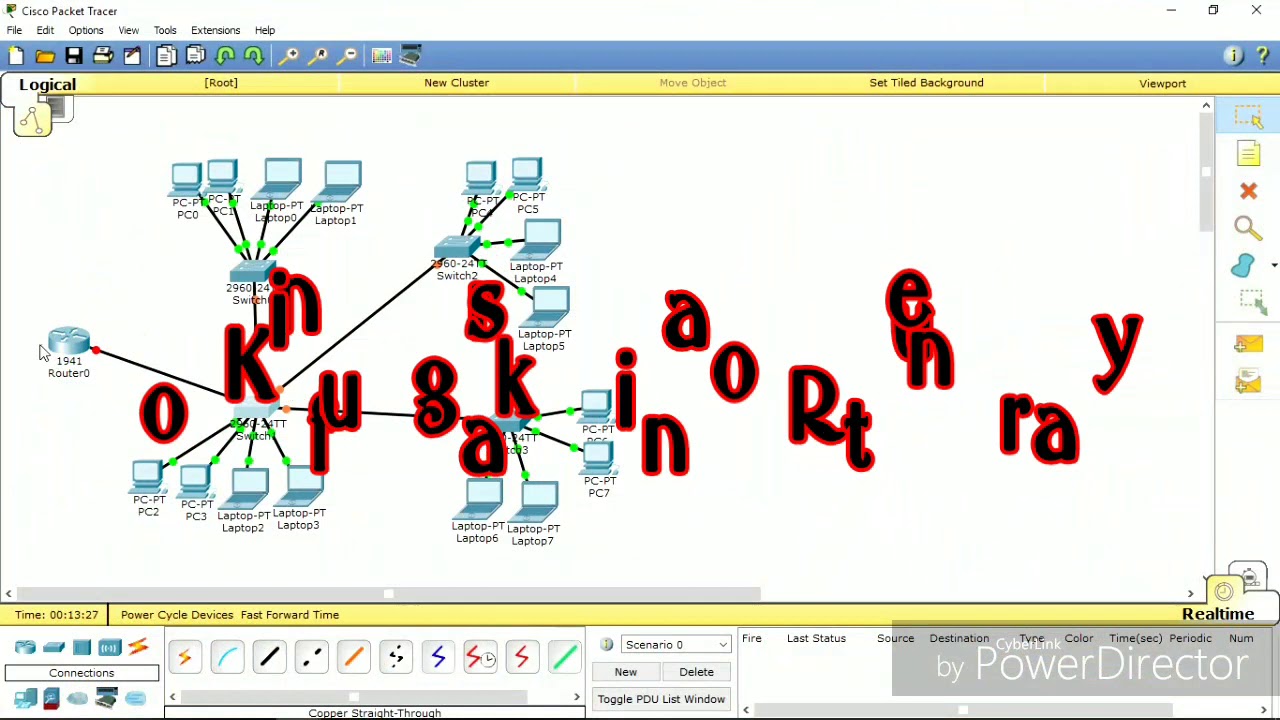 Tutorial!!! Cara pembuatan topologi VLAN di Cisco packet tracer - YouTube